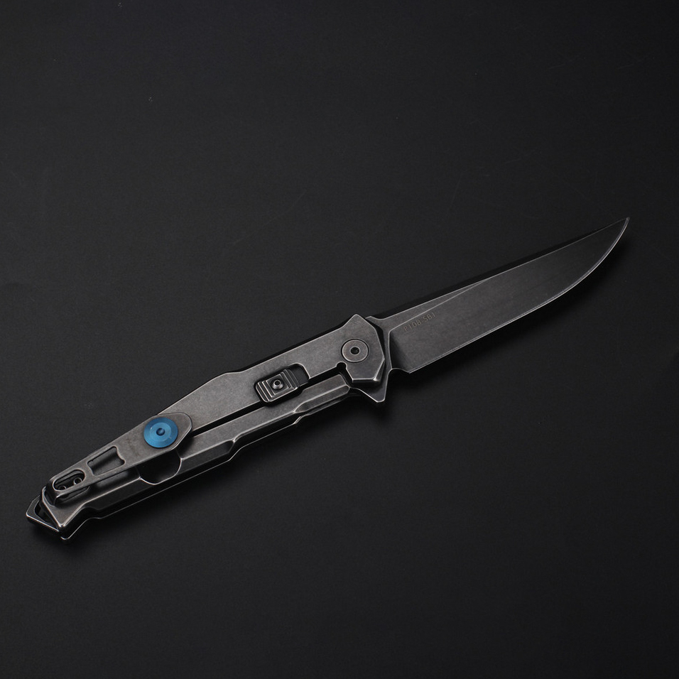 Buy Folding knife Ruike "P108-SB", Stone Wash Black - P108-SB. Price ...