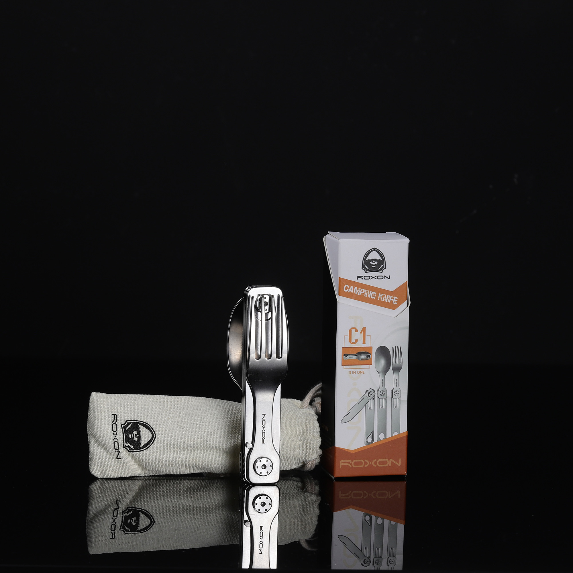 Купити Набір столовий Roxon "C1 3-in-1", Steel - C1, в Україні і Києві ...