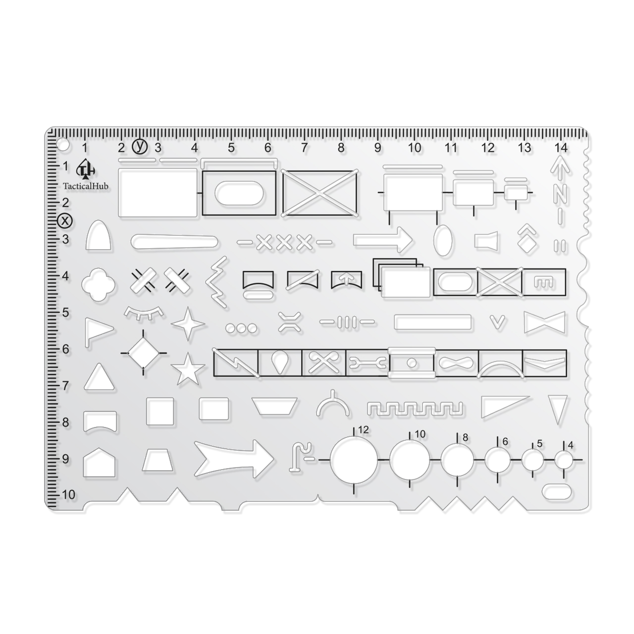 Buy Small officer ruler Tactical Hub NATO-TS Small, Multi - 004-tss ...